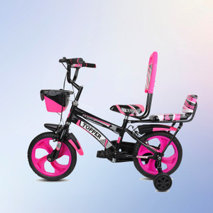 crafto kids 14T TOPPER D/GADDI PINK BICYCLE HEAVY MODEL-35 14 T (inch ...