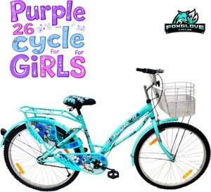 FOXGLOVE PURPLE 26 INCH AQUA GREEN COLOUR GIRLS CYCLE FOR AGE 9 PLUS ...