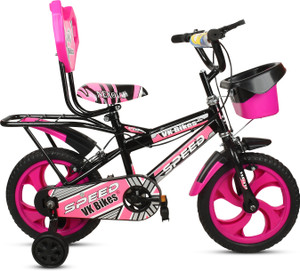 VK BIKES BICYCLE 14T SPEED EDITION (PINK) FOR 2 TO 4 YEAR KIDS BABY 14 ...