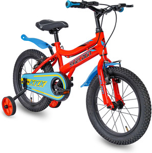 Sheldon Kick Cycle for Kids with Support Wheel Red 16 T Mountain Cycle ...