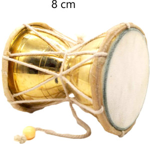 nagaana Handmade Brass Damru an Indian Musical Instrument of Lord Shiva ...