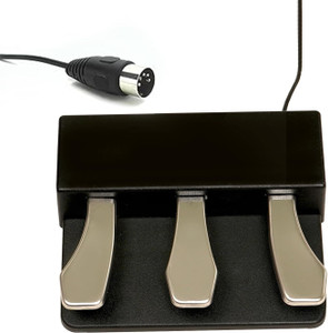 KADENCE KAD-DP-TRI-PAD Triple Sustain Pedal-Universal for Keyboards ...