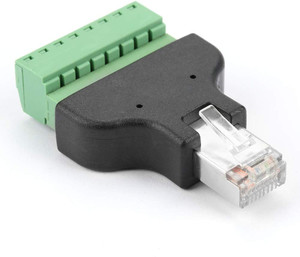 TECHGEAR Ethernet Cable 12 m 8 Pins Interface Head Head Plug Connector ...