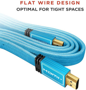 TBS HDMI Cable 3 m 4K Ultra HD HDMI Male to Male Cable -Compatible with ...