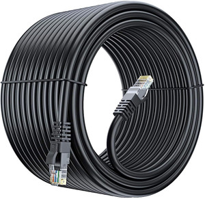 Civon LAN Cable 40 m 40 Meter Cat 5e Heavy Duty Outdoor Internet ...