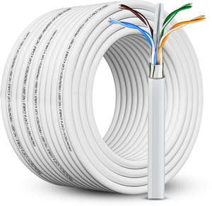 Frontech LAN Cable 100 m Polyethylene NC-0002 Best Reliability ...