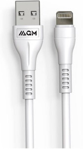 GM Lightning Cable 3 A 1 m PVC cable GMALPHA A2L White - GM : Flipkart.com