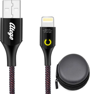 ATEGOFIRE Lightning Cable 1 m Light Indicator Lighting Data Cable 3.0A ...