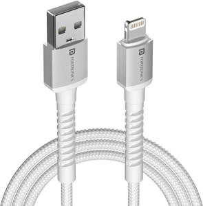 Portronics Lightning Cable 3 A 1 m Konenct X USB to 8 PIN Fast Charging ...