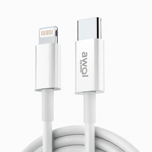awQi Lightning Cable 3.2 A 1 m Fast Charging and High Speed ...