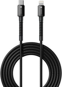 Portronics Lightning Cable 3 A 2 m Konnect X Type C to 8 PIN Cable 27W ...