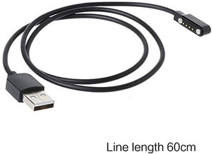 TOPQ Magnetic Charging Cable 2 A 0.5 m PVC compatible Fire-Boltt 360 ...