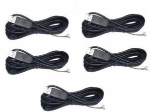 Rarun Micro USB Cable 1.6 m 5 PCS USB Data Cable for Mantra MFS-100 ...