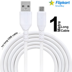 Flipkart SmartBuy Micro USB Cable 1 m PVC 3.1 Amp With Data Transfer ...
