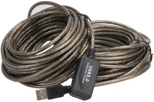 LipiWorld Reversible USB 2.0 2 A 25 m 2.0 Active Extension Repeater ...