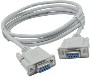 All mobile solution Patch Cable 1.5 m 9 Pin Female to 9 Pin Female DB9 ...