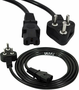 STORITE Power Cord 1.8 m UPort 3 Pin PC Power Cable IEC Mains Kettle ...