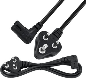 STORITE Power Cord 2 m 2 Pin L Shape 90 Degree Universal AC Laptop ...