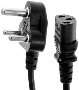 DEVBHOOMI Power Cord 1.5 m DB-3 Pin Power Cable Cord 1.5 mtr for ...