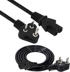 ASTOUND Power Cord 1 m Copper Braiding PC and Printers/Monitor SMPS ...