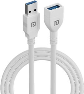Portronics Power Sharing Cable 1.5 m Uniconnect,1.5M USB Type-A Male to ...