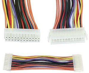 ULTRABYTES Power Sharing Cable 0.2 m ATX 24 Pin Male to 24Pin Female ...