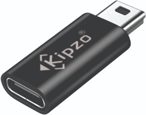 KIPZO Power Sharing Cable 0.1 m USB C to Mini USB 2.0 Connector ...