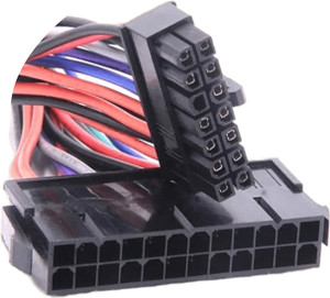 Paruht Power Sharing Cable 0.2 m PC ATX Power Supply Convert 24-Pin to ...