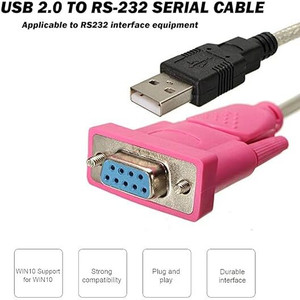 TECHGEAR Power Sharing Cable 1.5 m Usb to Serial female rs232 female ...