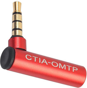 Calandis Red Universal 3.5mm OMTP to CTIA Earphone Converter Adapter ...