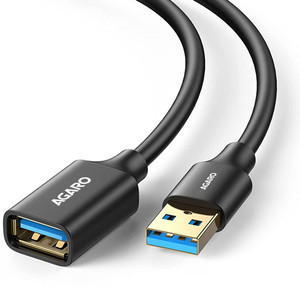 AGARO Reversible USB 2.0 2 m USB Extender 3.0 Extension Cable Male to ...