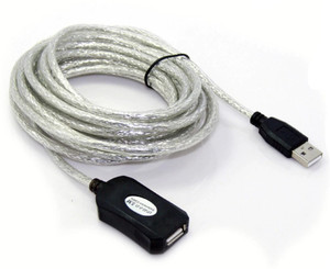 ROQ Reversible USB 2.0 5 m Usb 2.0 ACTIVE Extension 5mtrs Cable - Led ...