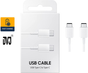 DVJ Type C 2 A 1 m CERTIFIED TYPE C TO TYPE C (C2C DATA CABLE) FOR ...