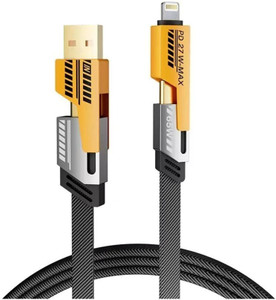 TecSox Type C 13 A 1 m Braided 4 in 1 65W Fast Charging Cable ...