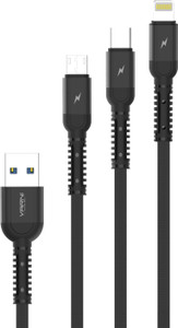 Varni USB Type C Cable 3.4 A 1 m ML112 3in1 Data & Charging Cable, 3.4A ...