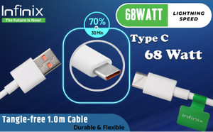 Infinix USB Type C Cable 1 m 68 Watt Model No. C060-A - Infinix ...