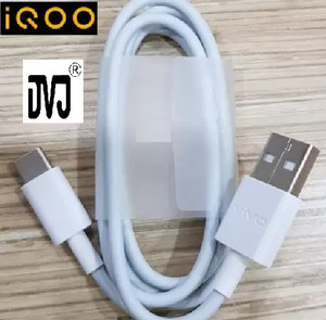 DVJ USB Type C Cable 2 A 1 m 66W FLASH CHARGE DATA CABLE FOR vivo iQOO ...