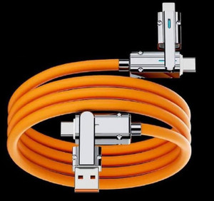 RHONNIUM USB Type C Cable 1 m 100W Flexible Super Fast Charging USB ...