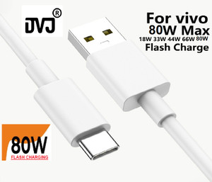 DVJ USB Type C Cable 1.2 m VIVO FLASH CHARGE 6 AMPERE / 80W /80W ...