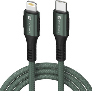 Portronics USB Type C Cable 2 A 1.2 m Konnect CL - Portronics ...