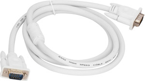 NP Tech VGA Cable 3 m copper braiding 3.0 meter VGA cable white - NP ...