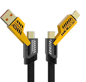 Vora 4 in 1 Universal Fast Charging & Data Cable. 65 W 150 Mbps Data ...