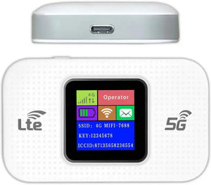 Cokoeye 4G Wifi Dongle with 5G ALL SIM Support,upto 300Mbps,3000mAh ...