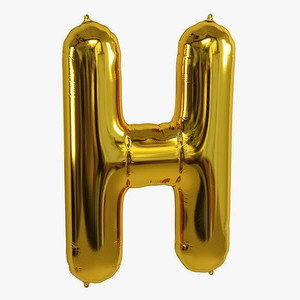 MAA Gold Foil Balloon Letter H Price in India - Buy MAA Gold Foil ...