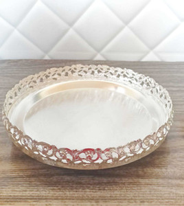 GODS CHOICE Stainless Steel Decorative Platter Price in India - Buy ...