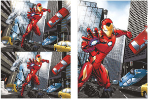 LITTLE BIRDIE Marvel Filament Decoupage Paper A4 Iron Manpower 60Gsm ...