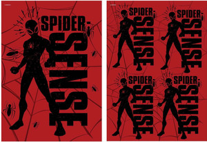 LITTLE BIRDIE Marvel Filament Decoupage Paper A3 Spider Sense 60Gsm ...