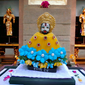 Hanu Creations Baba Khatu Shyam Ji dress with patka/ Baba Shyam poshak ...