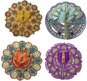 HareKrsna Store (6 No Size) Laddu Gopal Ji Dress with Free Mala and ...