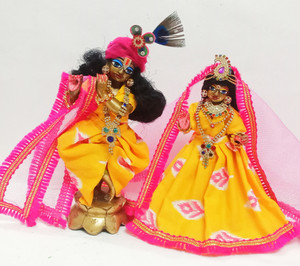 Shri Kunjbihari Shri Haridas Deity Dress Dress Price in India - Buy ...